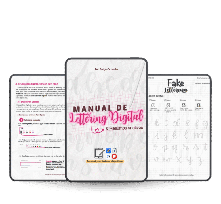 Manual do Lettering – Aprenda a Escrever de Forma Bonita e Organizada