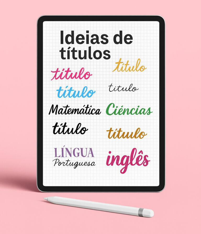 Manual do Lettering – Aprenda a Escrever de Forma Bonita e Organizada